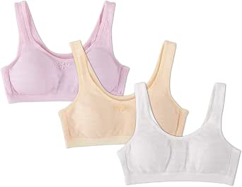 Wofee Puberty Growing Young Girls Soft Touch Jacquard Training Bra ...