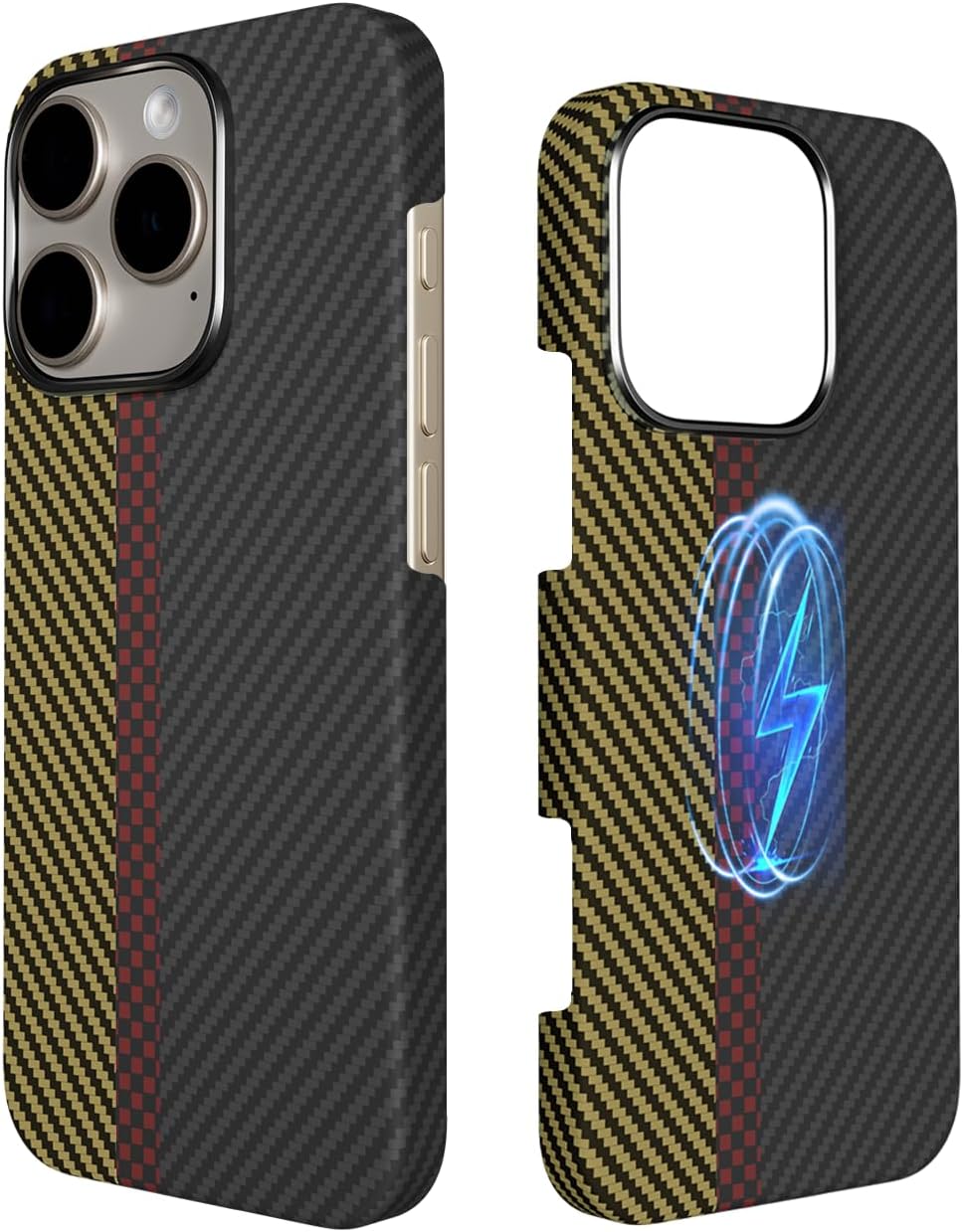 Amazon.com: Real Aramid Fiber Case for iPhone 16 Pro Max [6.9 inch ...