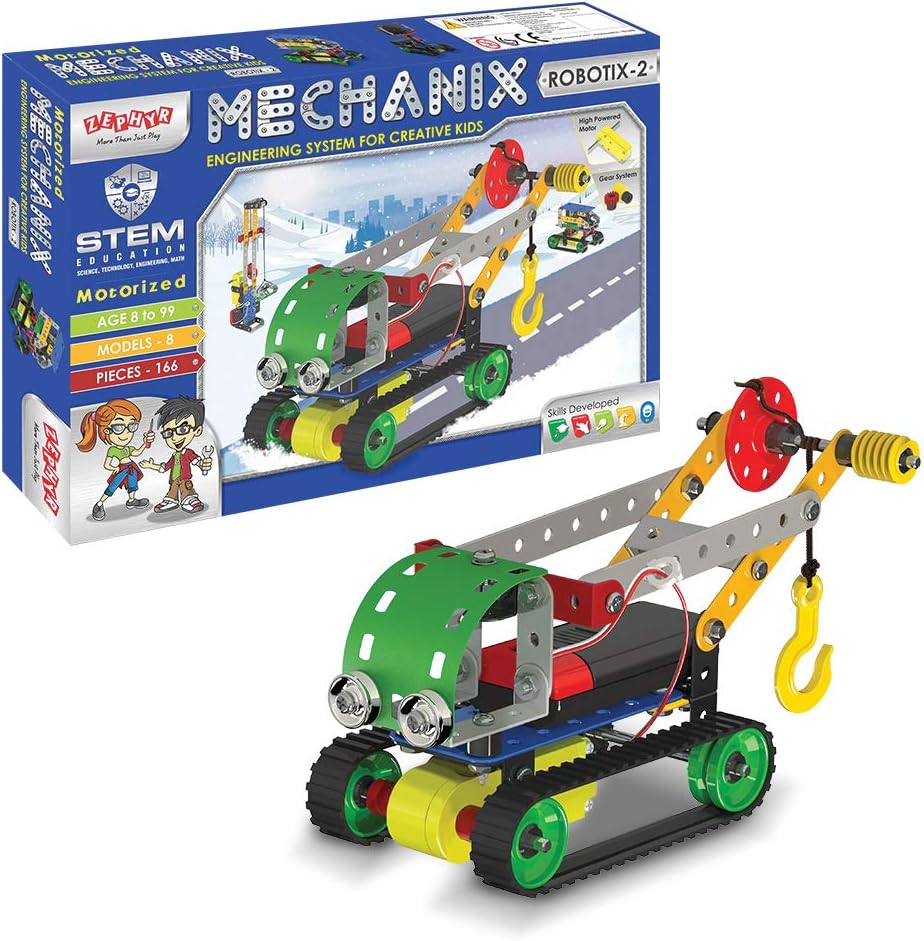 Mechanix Robotix-2 STEM Toy, Building and Construction Set for Boys and ...