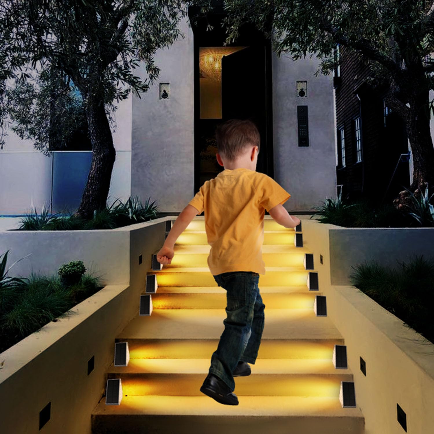 Deck Stair Motion Detector Light Sunlight Encounter Motion Sensor