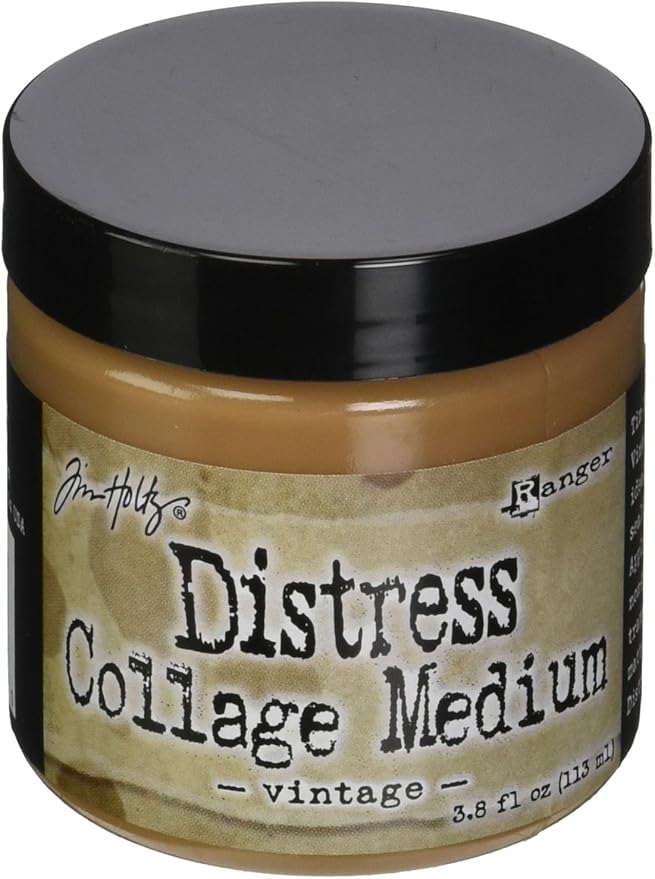 Amazon.com: Ranger Tim Holtz Distress Collage Medium, Vintage : Arts ...
