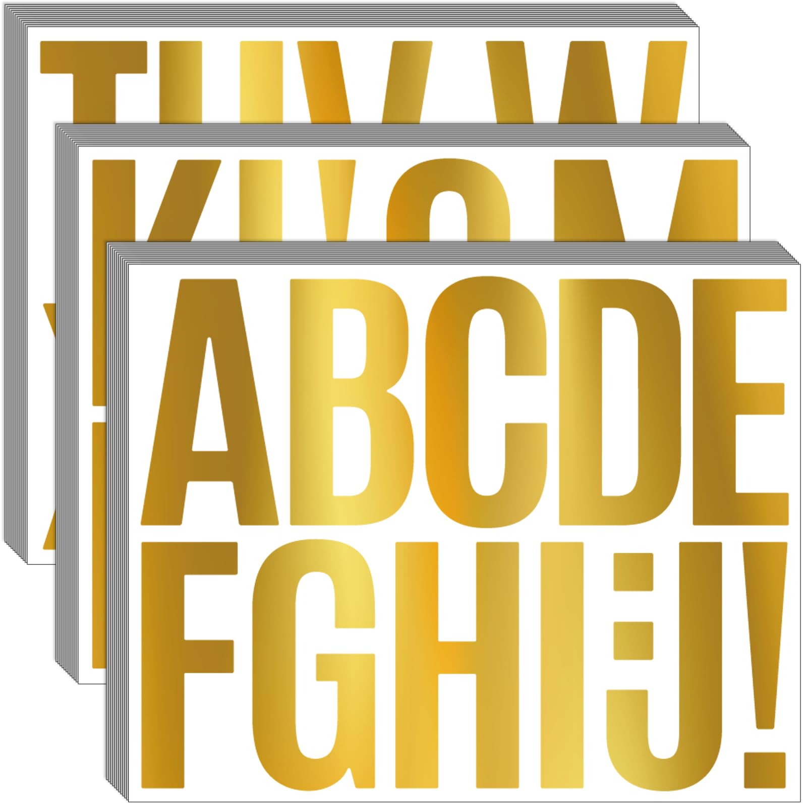 Amazon.com: Bemeol 36 Sheets Letter Stickers 3 Inch Vinyl Letters ...