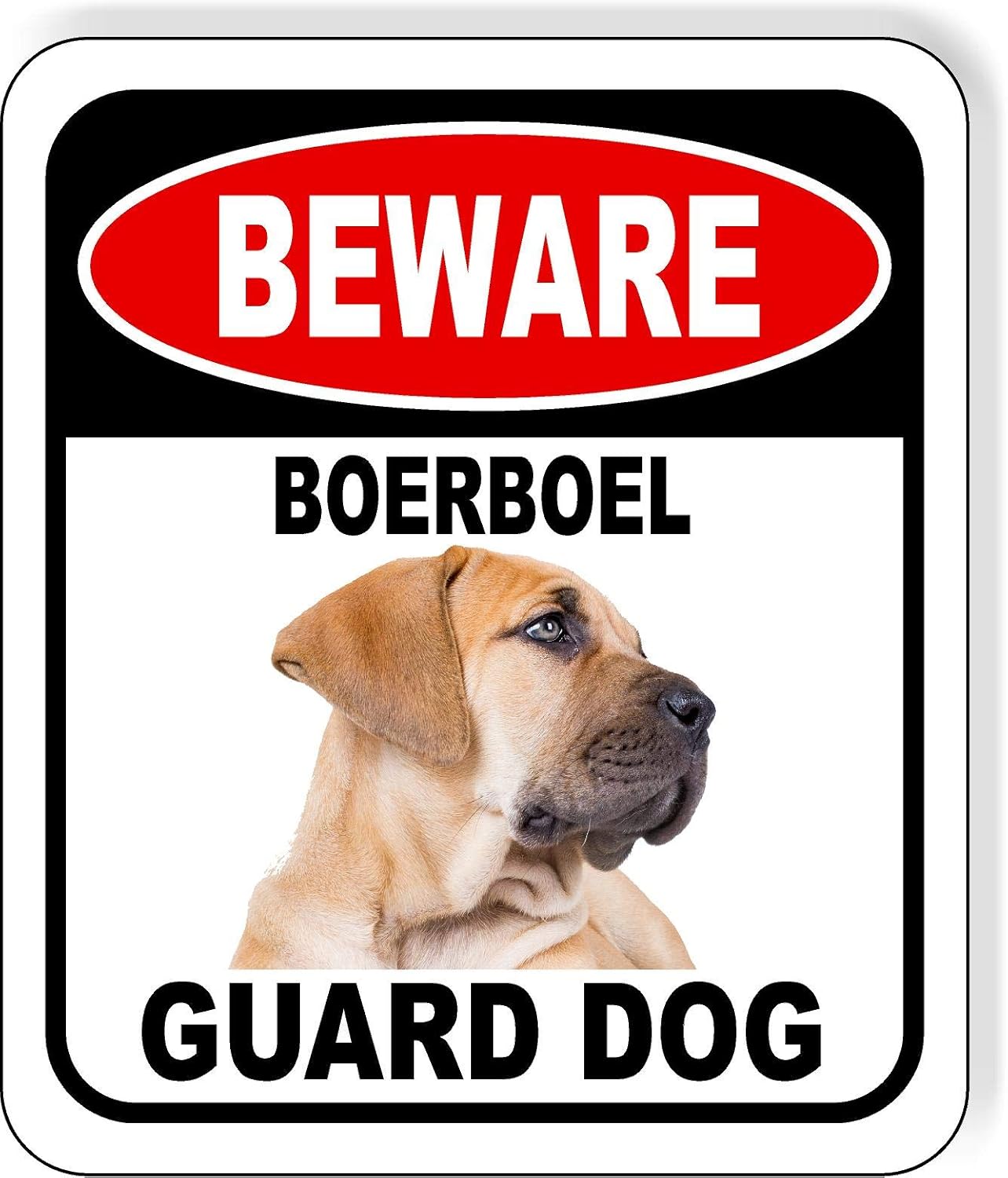 Amazon.com : BEWARE BOERBOEL GUARD DOG Aluminum Composite Outdoor Sign ...