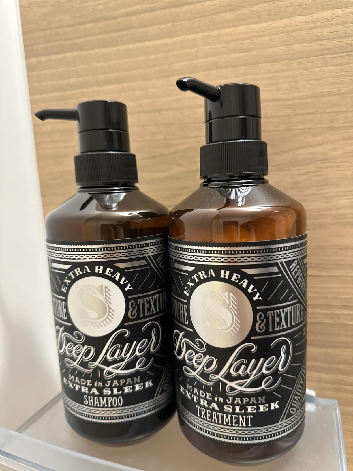 Amazon | ビューティーエクスペリエンス ディープレイヤー エクストラスリーク シャンプー 500ml ＆ トリートメント 470g セット | Deep Layer(ディープレイヤー ...