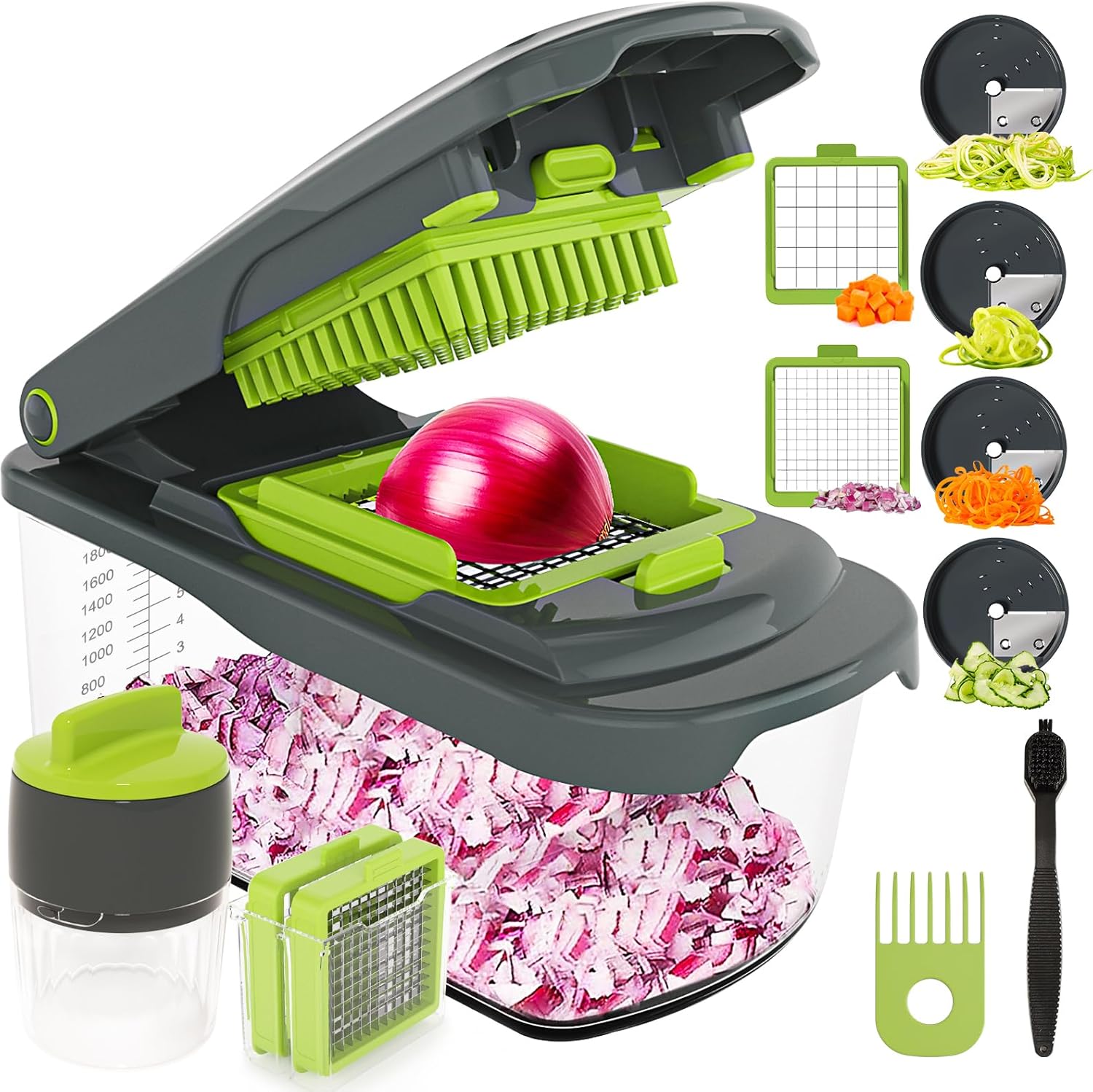 Amazon.com: Ourokhome Vegetable Chopper Zucchini Spiralizer ...