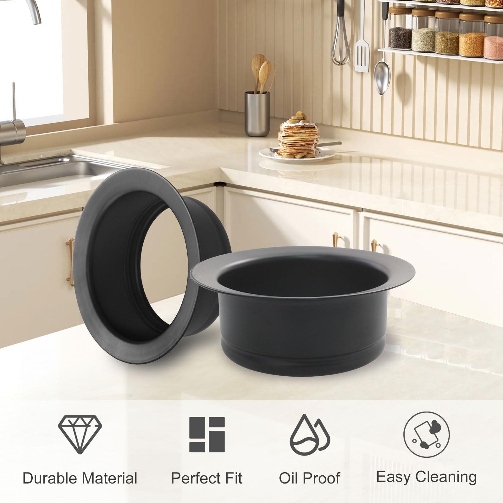 Stainless Steel Sink Flange Hulara Gun Belt Kitchen Extended Garbage ...