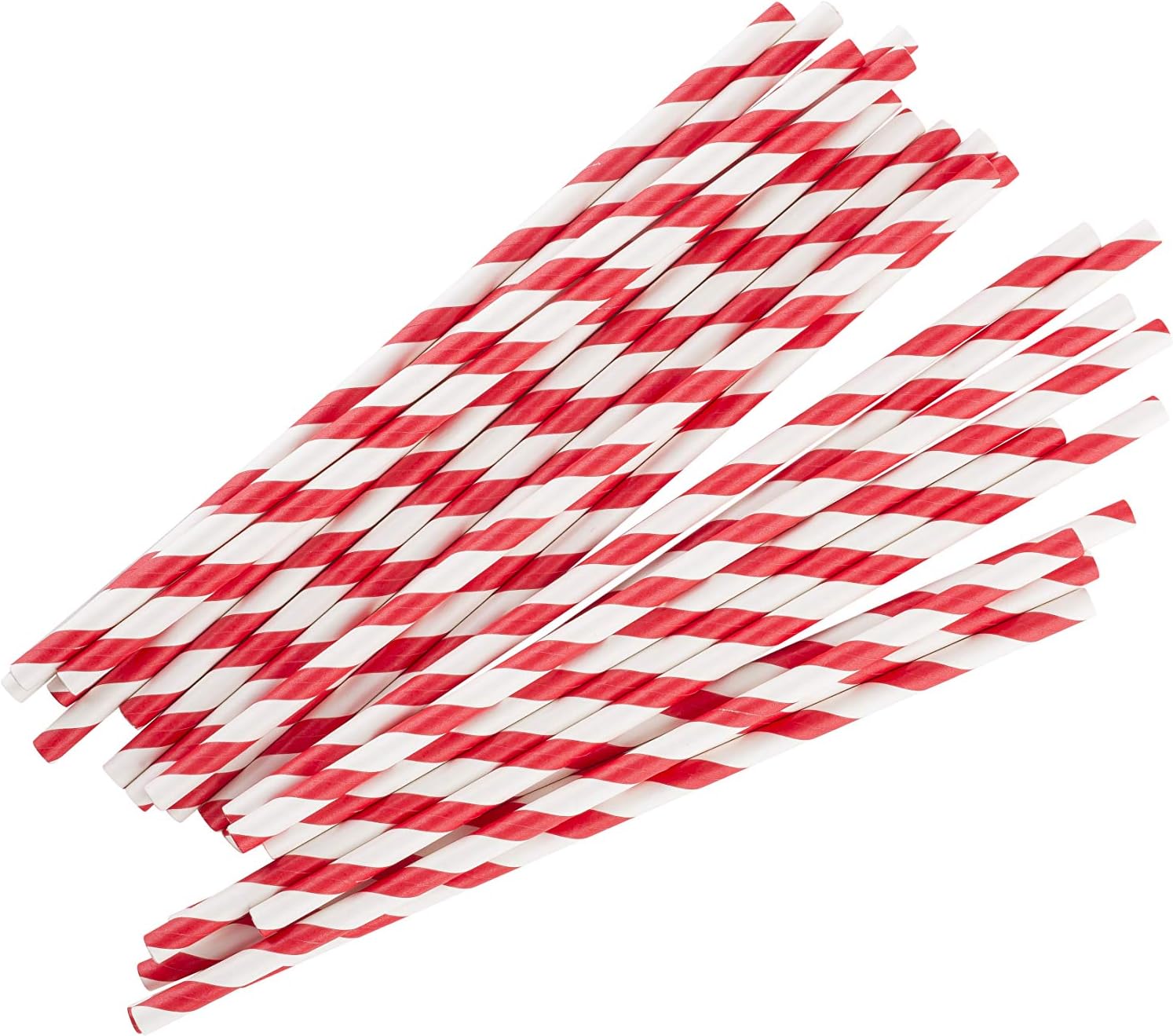 Amazon.com: TableCraft 10109 Coca-Cola Red & White Striped Straws ...