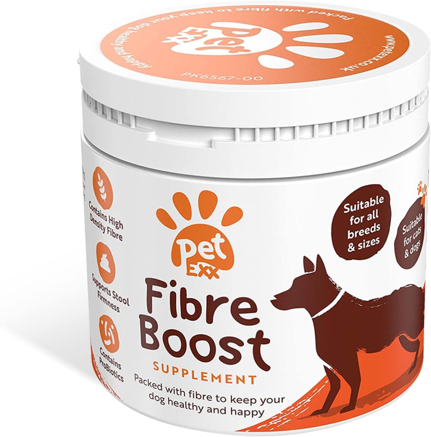 Fibor Fiber Supplement for Dog's and Cat's Gut Health : Amazon.co.uk ...