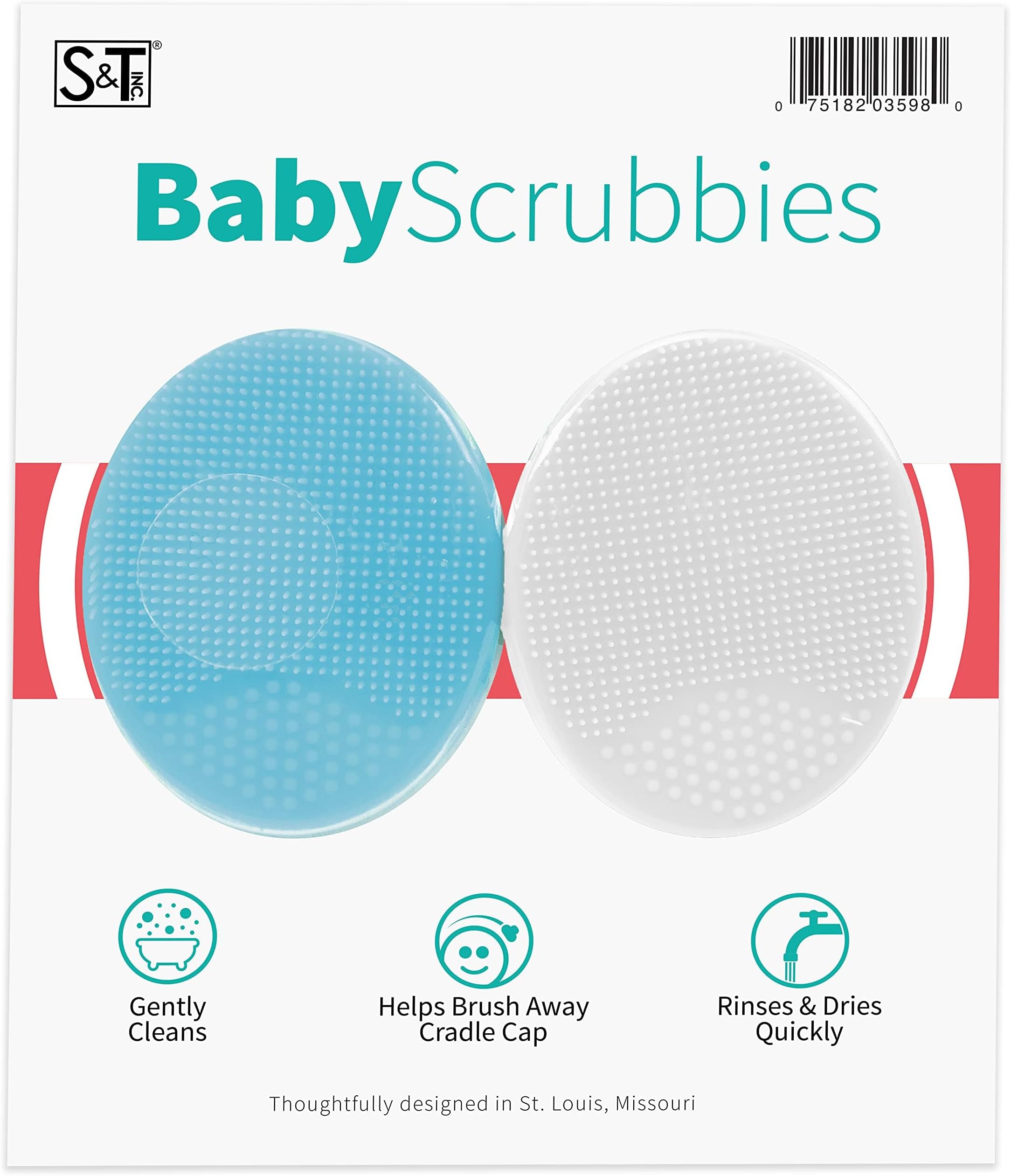 Amazon.com: Baby Bath Brush, Baby Cradle Cap Brush, Silicone Massage ...
