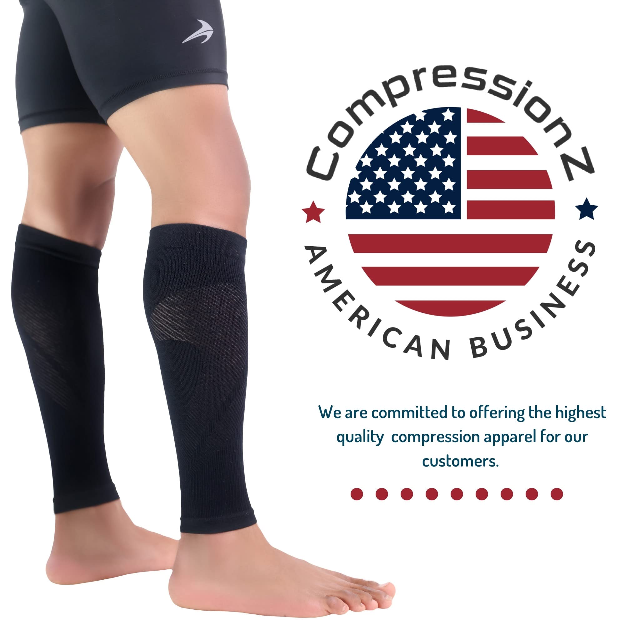 Snapklik.com : CompressionZ Calf Compression Sleeves
