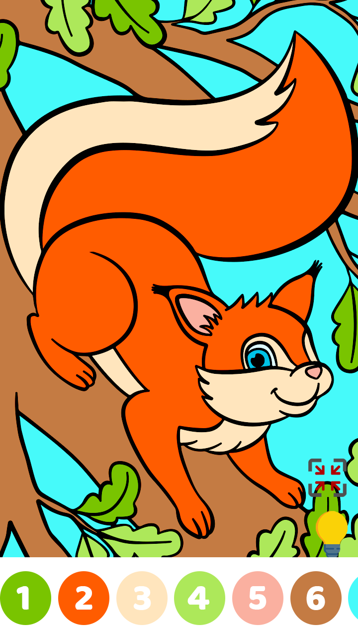 Kids Animals Color By Number Book - Zoo Art Painting - App on Amazon ...