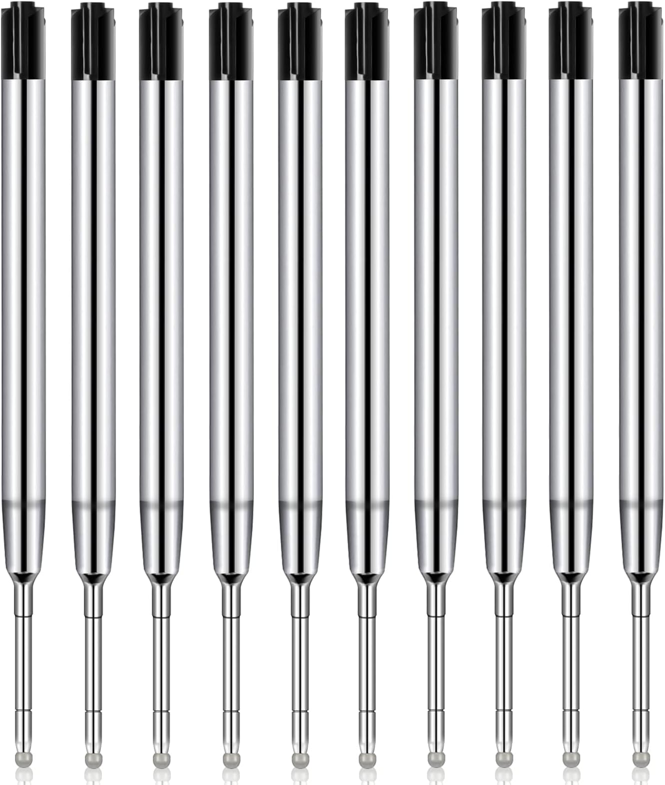 Nivofu 10 Pcs Ballpoint Pen Refills, Replaceable Ballpoint Pen Refills ...