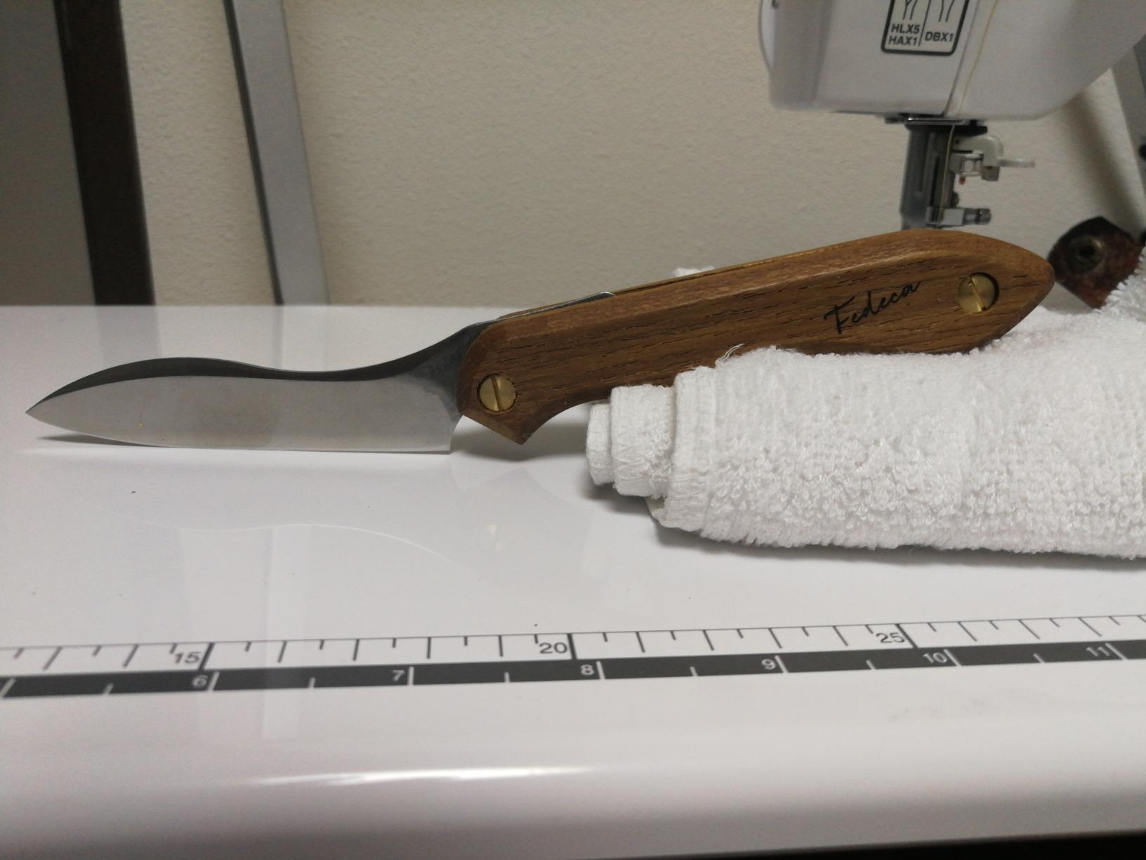 Amazon.co.jp: FEDECA 000956 (名栗黒檀)折畳式料理ナイフ 天然木シリーズ : スポーツ＆アウトドア