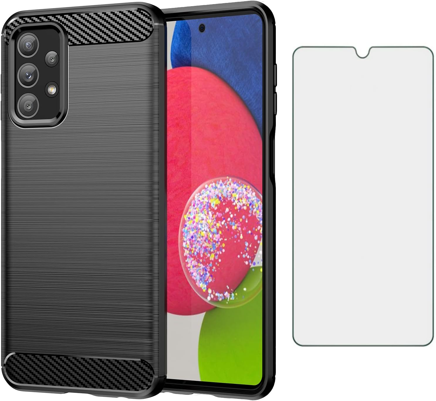 Asuwish Phone Case for Samsung Galaxy A23 5G/4G with Tempered Glass ...