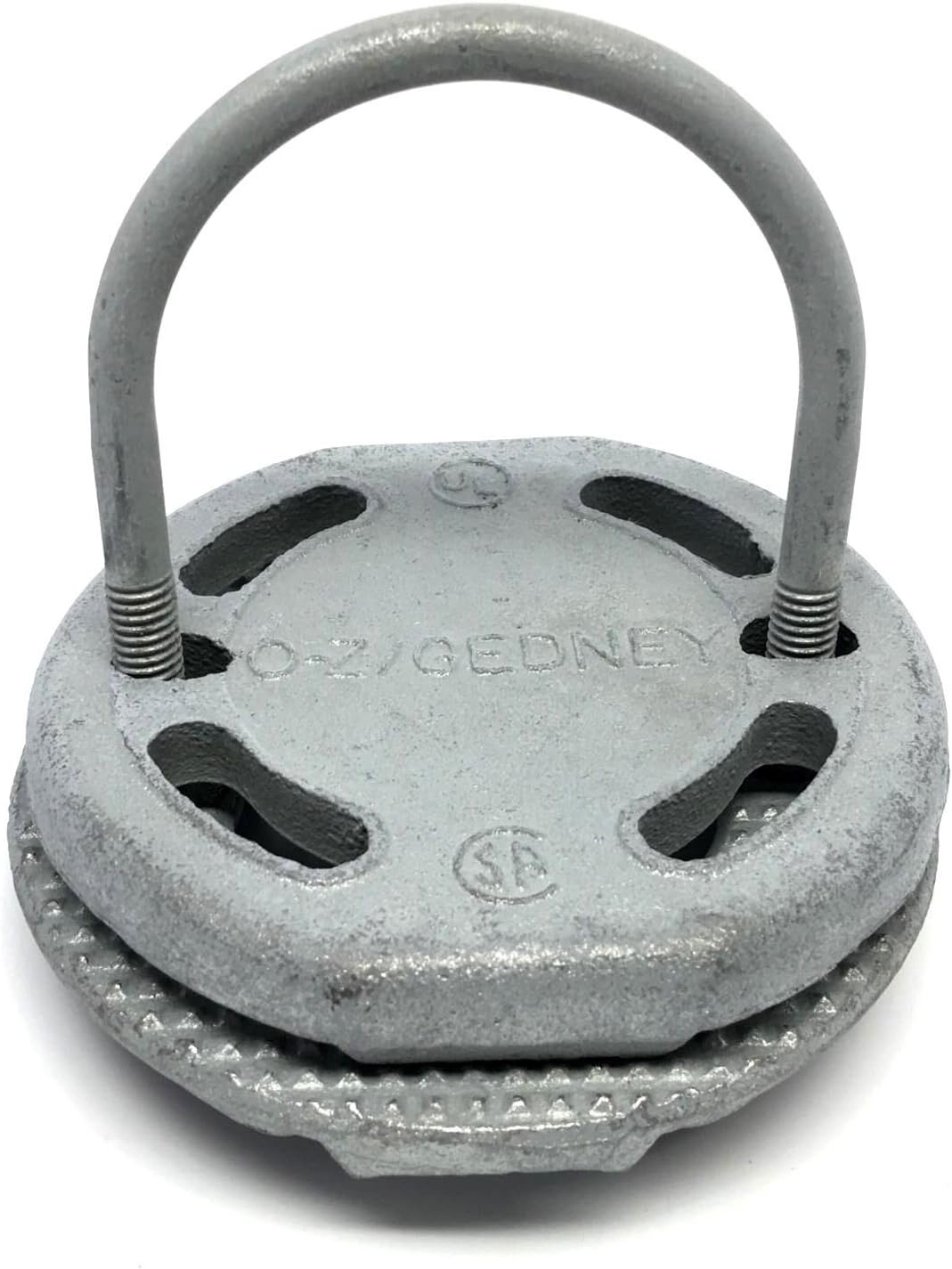 OZ Gedney CTC-250 2-1/2" U-Bolt Cable Tray Clamp Galvanized Iron Rigid ...