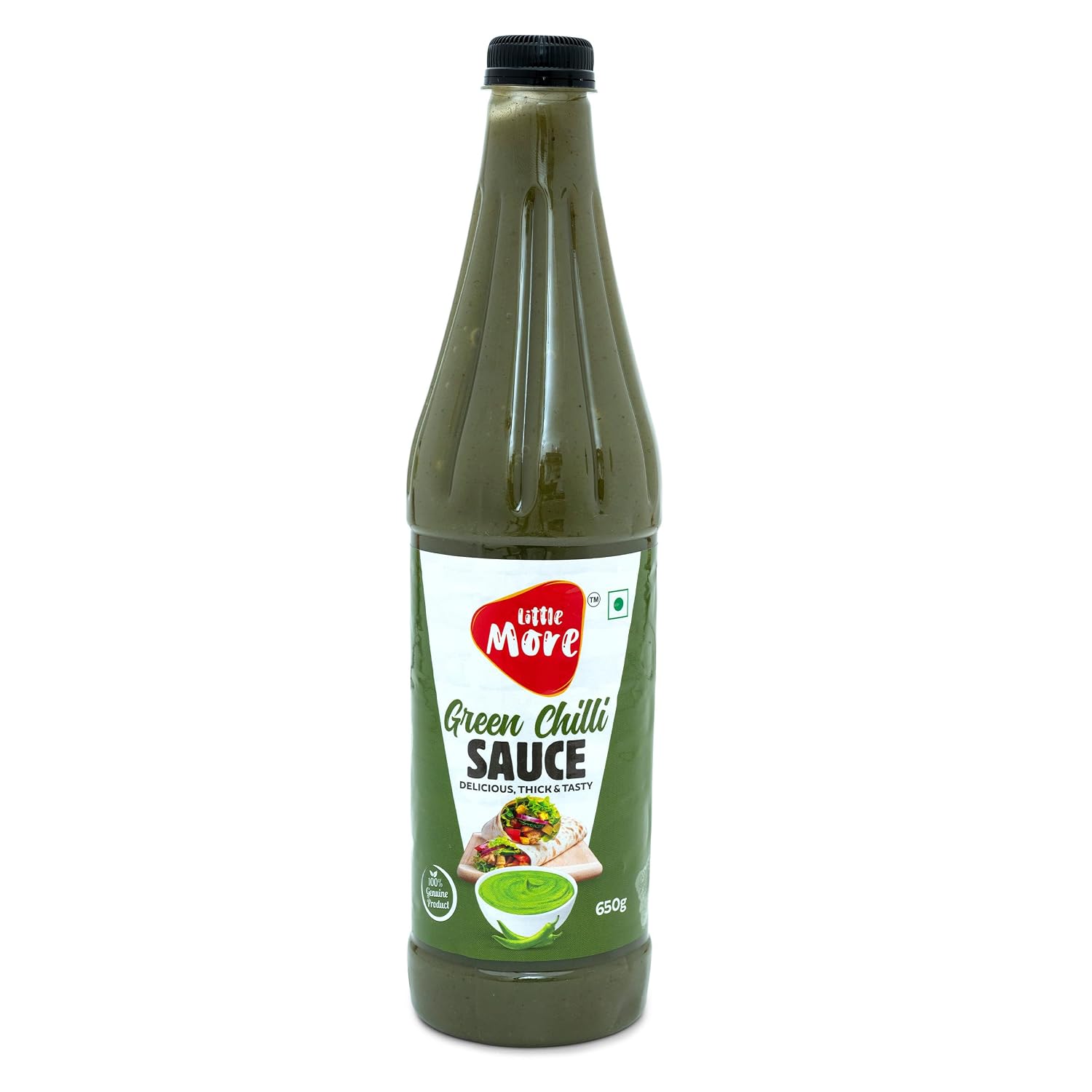 Little More Green Chilli Sauce 650 GM | Spicy Hot Ingredient Flavour ...