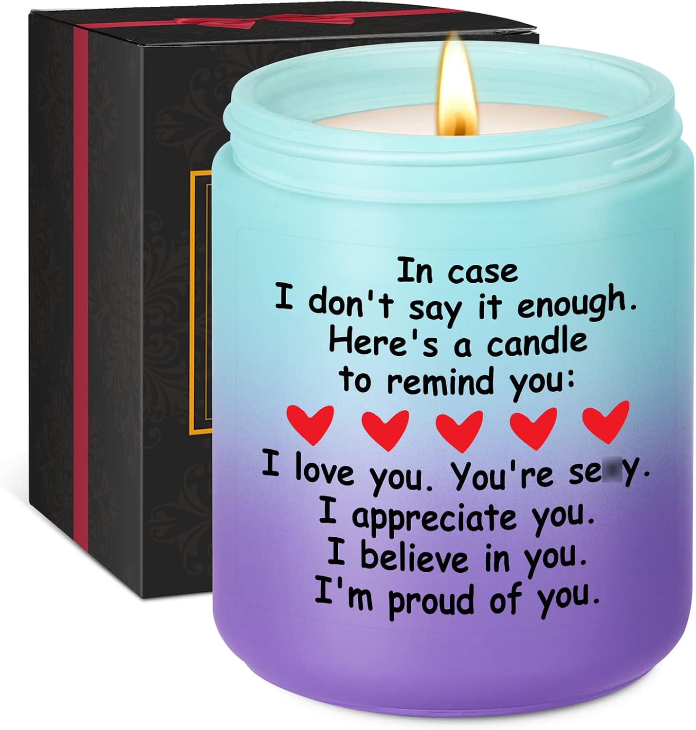 Amazon.com: GSPY Candles for Men, Love Gifts, Proud of You Gifts for ...