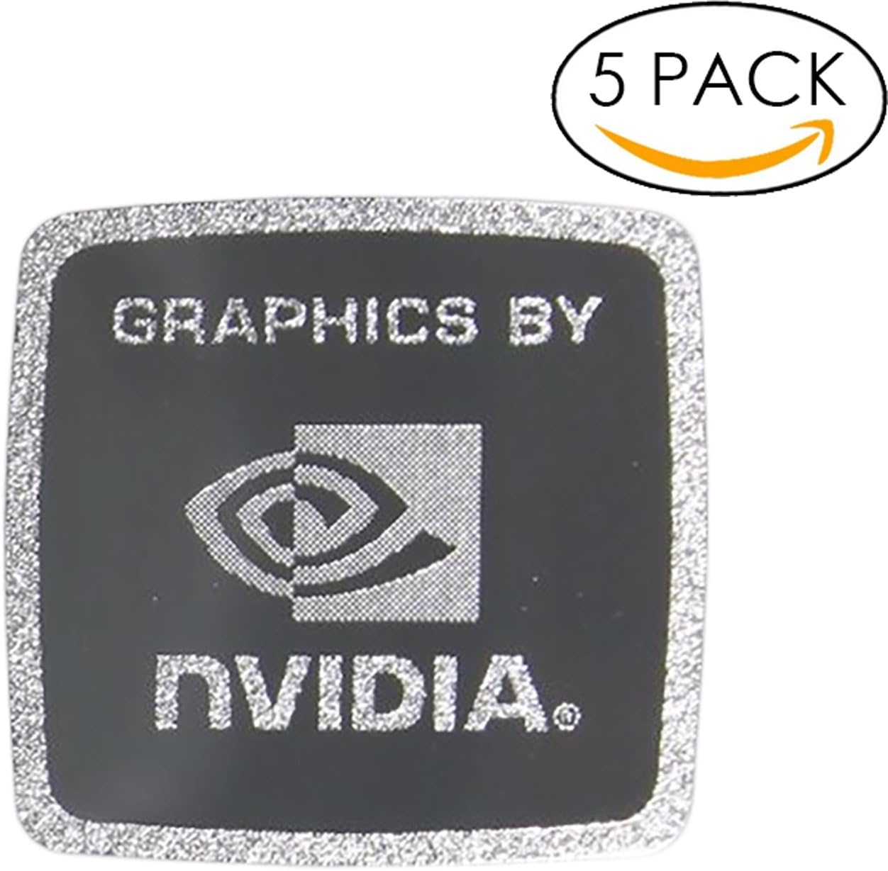 5X Original Graphics by NVIDIA Sticker 18mm x 18mm with Authentic ...