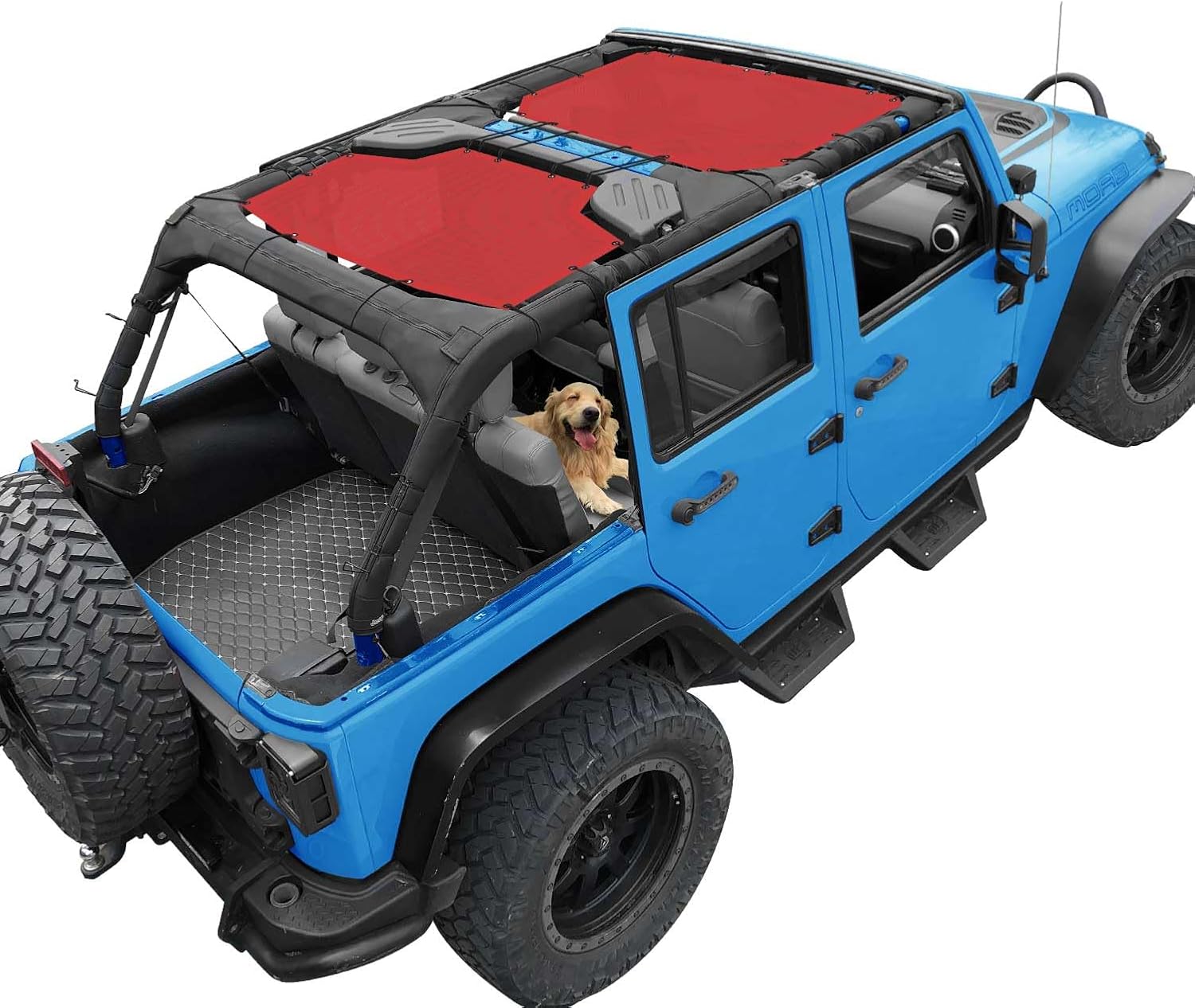 Amazon.com: Coverspec JK Sun Shade Top Compatible with Jeep Wrangler 4 Door 2007 to 2018 ...