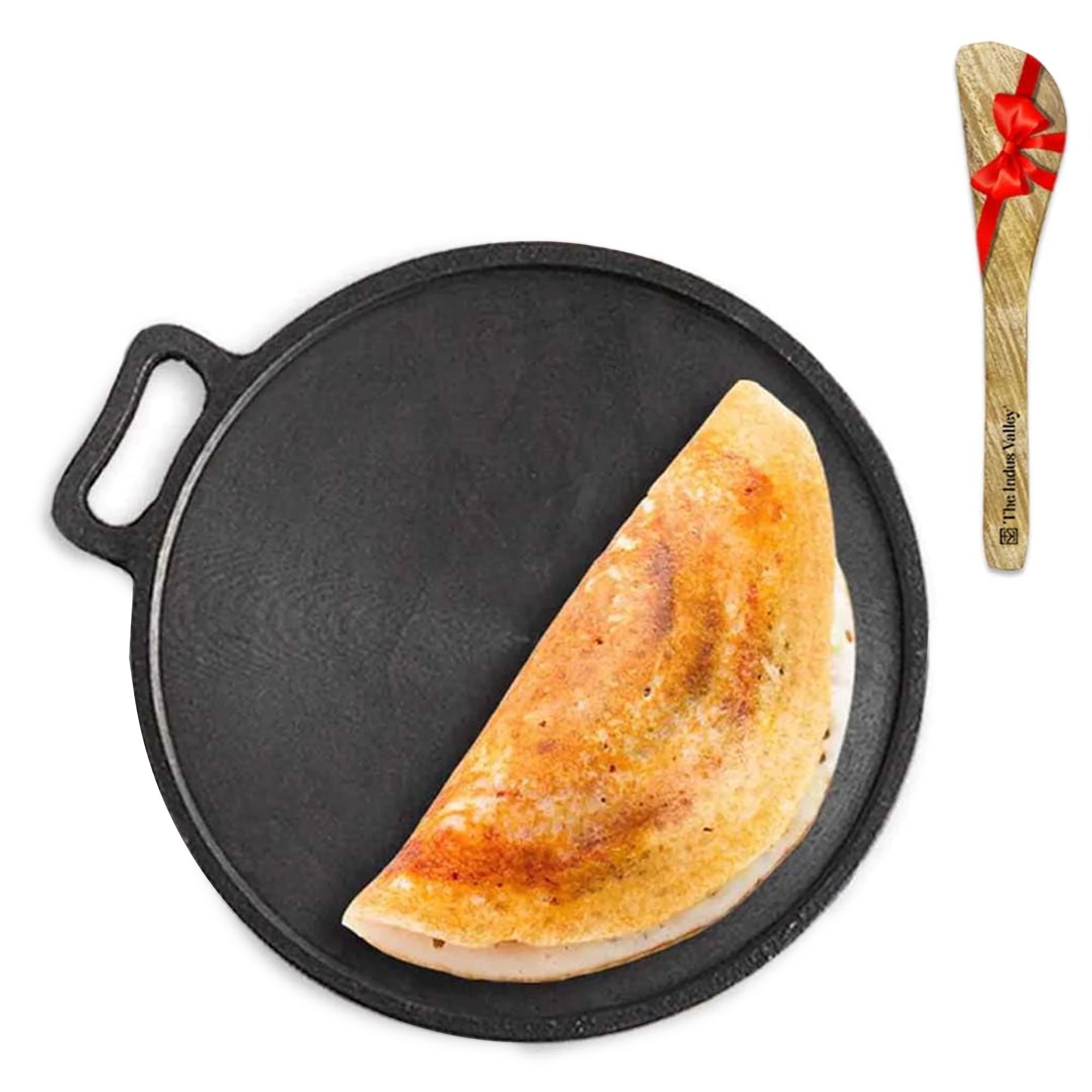Buy The Indus Valley Super Smooth Cast Iron Tawa for Dosa/Chapathi ...
