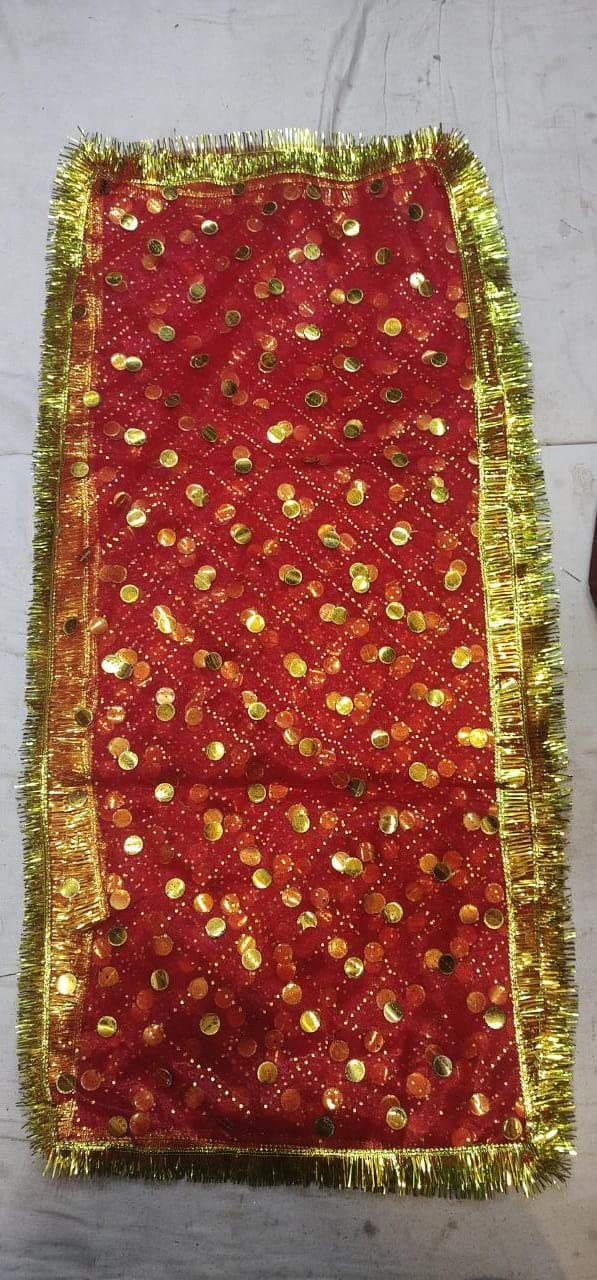 Buy KAM Home MATA Rani Chunri Chunni Phatka Latka for Mandir Home ...