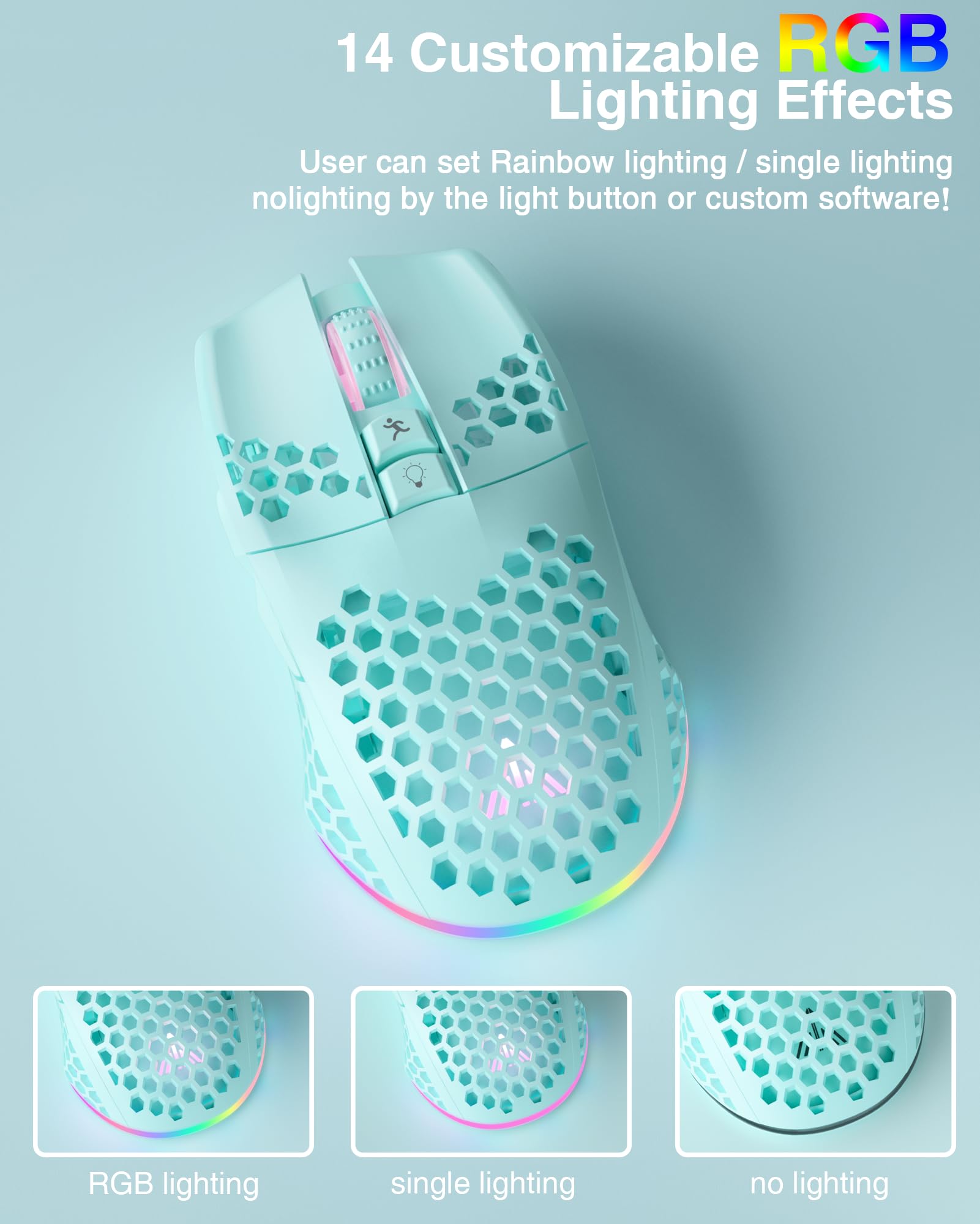 Snapklik.com : SOLAKAKA SM600 Plus Wireless Gaming Mouse