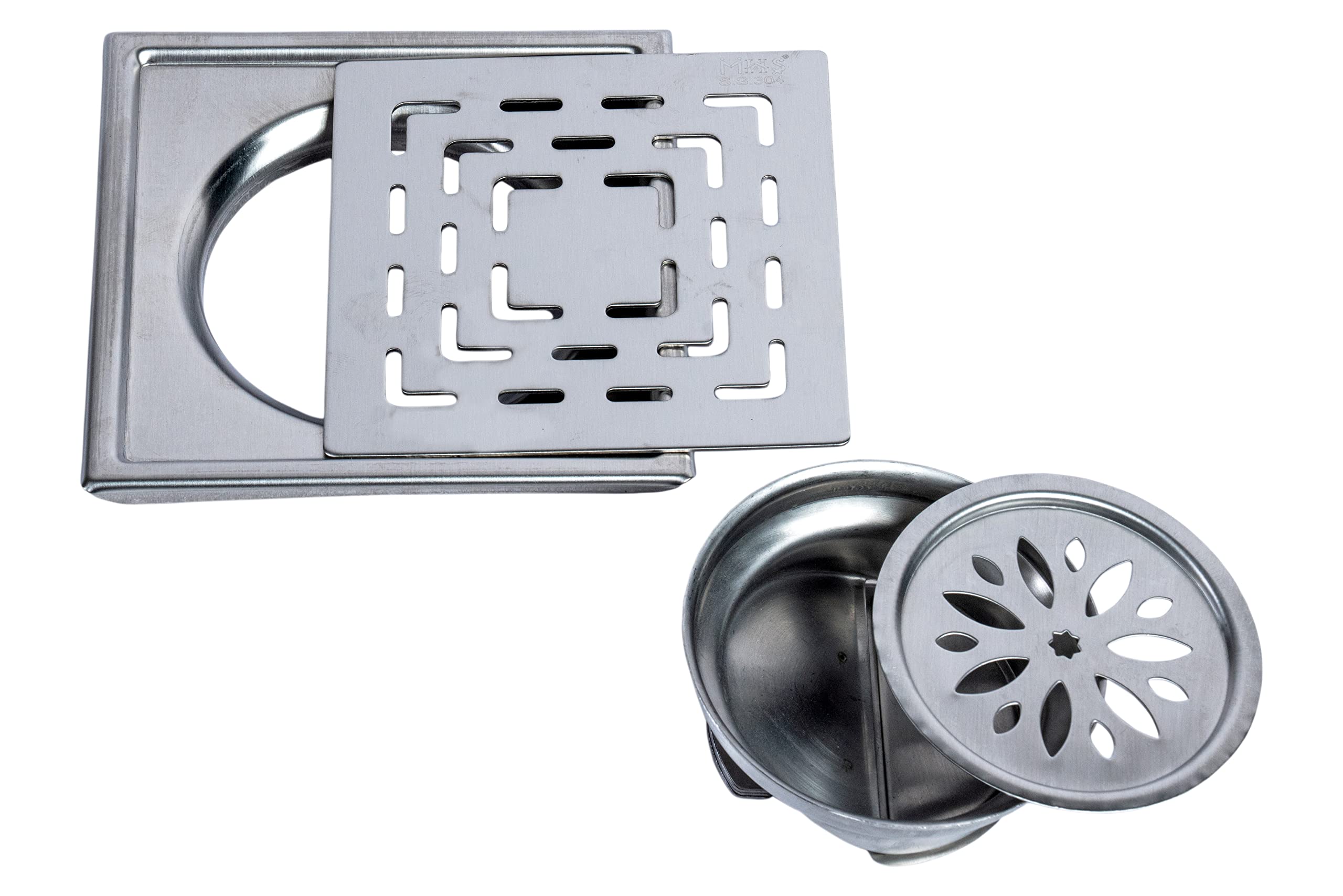 Buy MHS Stainless Steel SS 304 Anti Rust Bathroom Floor Water Drain ...