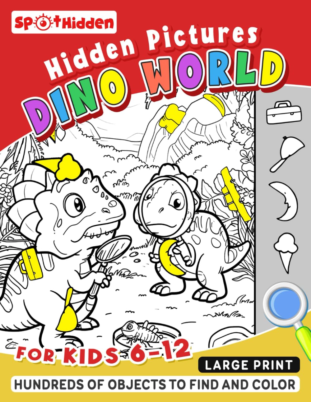 Dino World Hidden Pictures: Fun Seek and Find Adventure Featuring ...