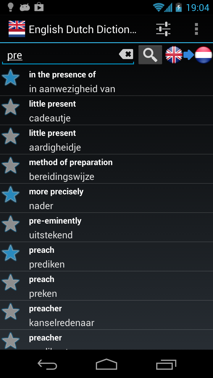 Offline English Dutch Dictionary - App on Amazon Appstore