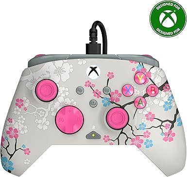 Turtle Beach Rematch Advanced Cherry Blossom Wired Gaming Controller ...