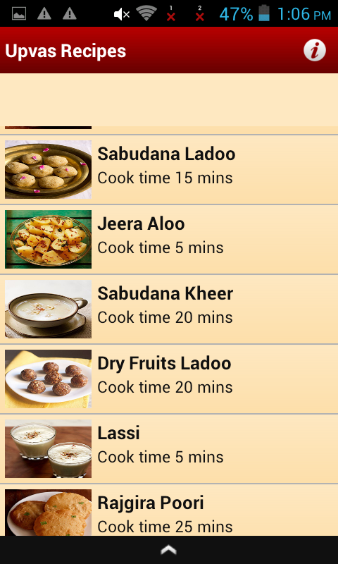 Upvas Recipes - App on Amazon Appstore