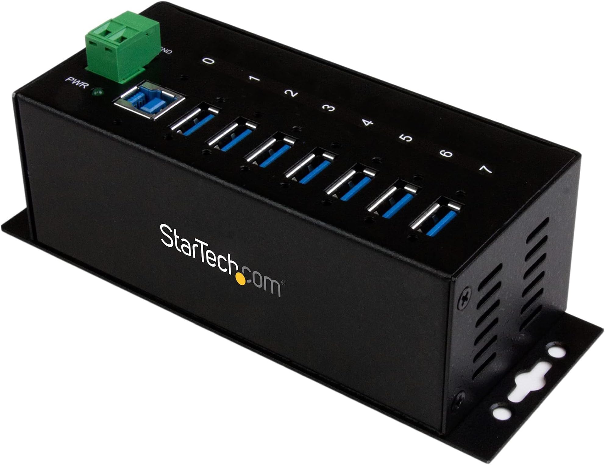 StarTech.com 7-Port Industrial Grade USB 3.0 Hub with ESD & 350W Surge ...