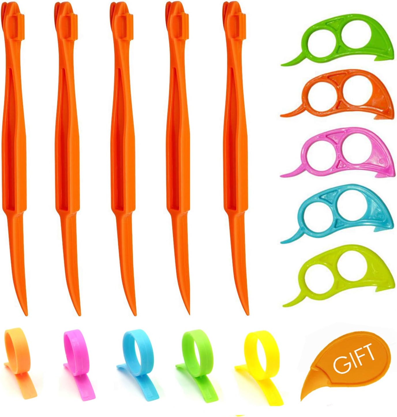 Amazon.com: Tovolo 2-In-1 Citrus Tool, 2-In-1 Orange Peeler Tool With ...