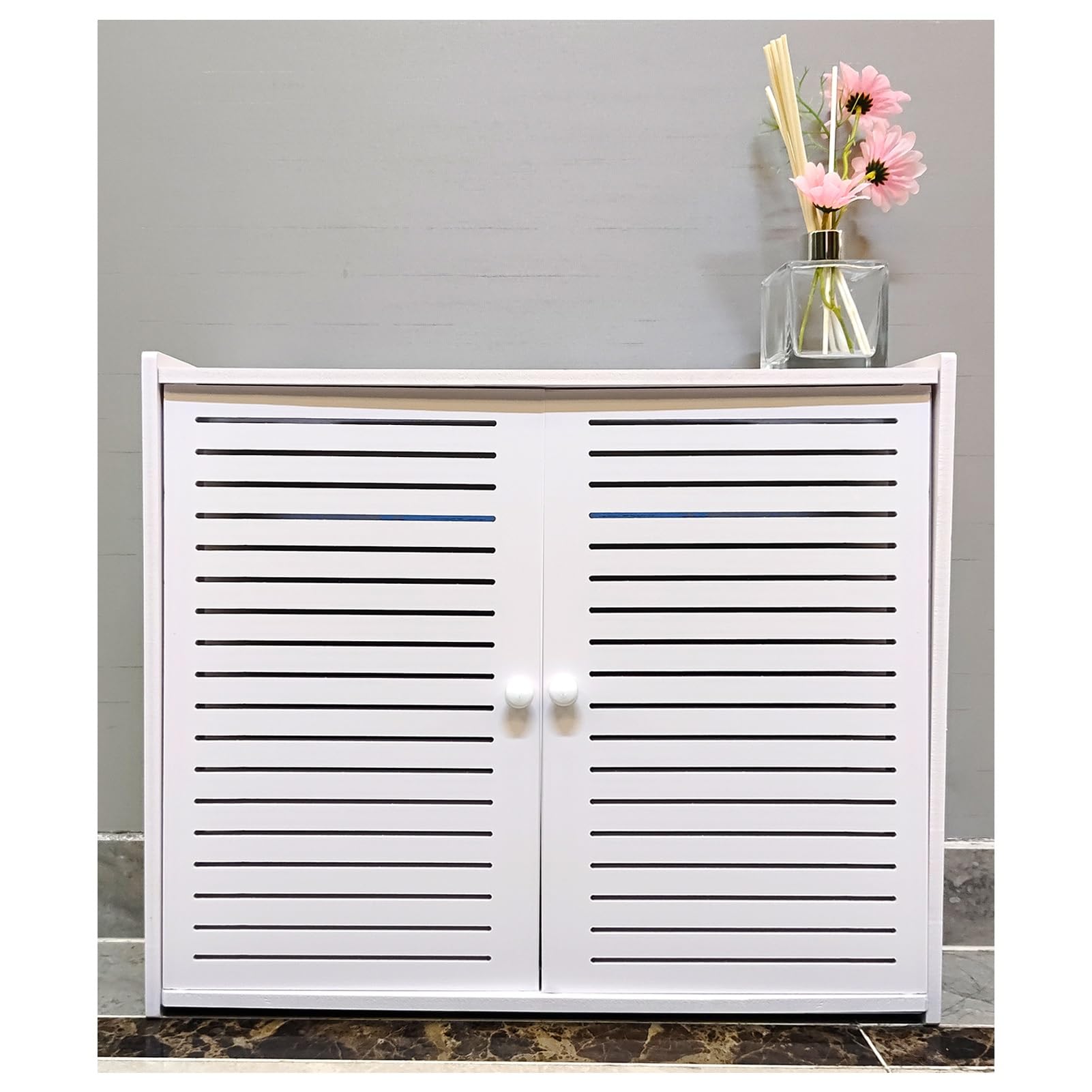 Buy Wifi Router Box, White Wifi Router Storage Box, Cable Management ...