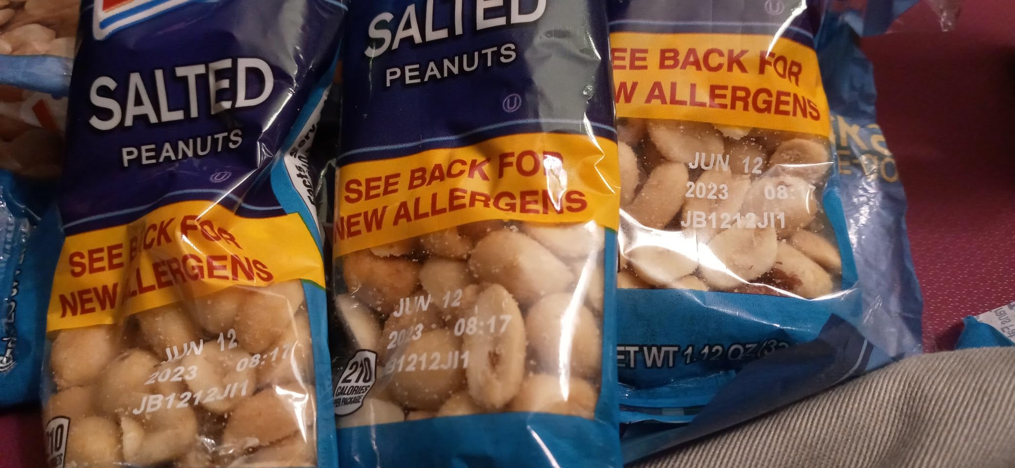 Amazon.com: Lance Salted Peanuts 1.125 oz, 8 pack : Grocery & Gourmet Food