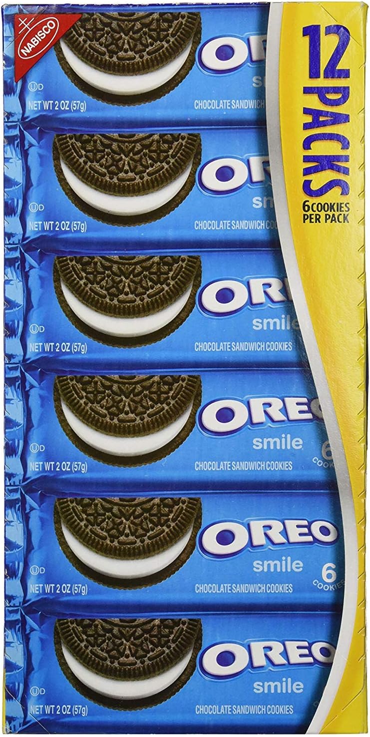 Amazon.com: Oreo Chocolate Sandwich Cookies, 2-Ounce Packages (Pack of ...