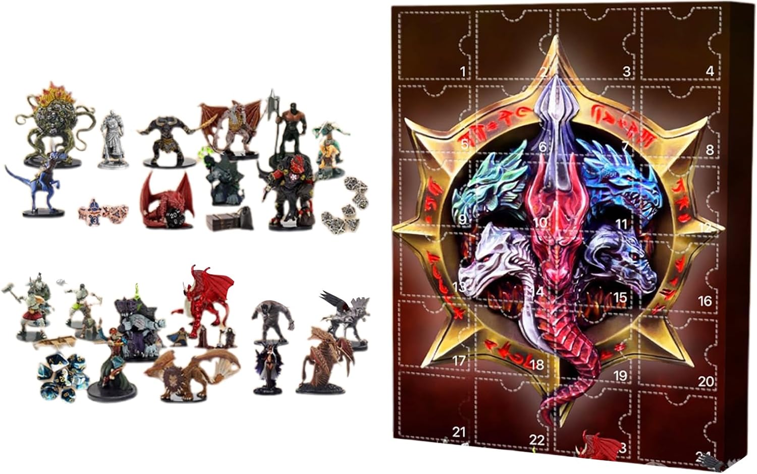 Dungeons Dragon Advent Calendars: 24 Days DNDs Character Figurines ...