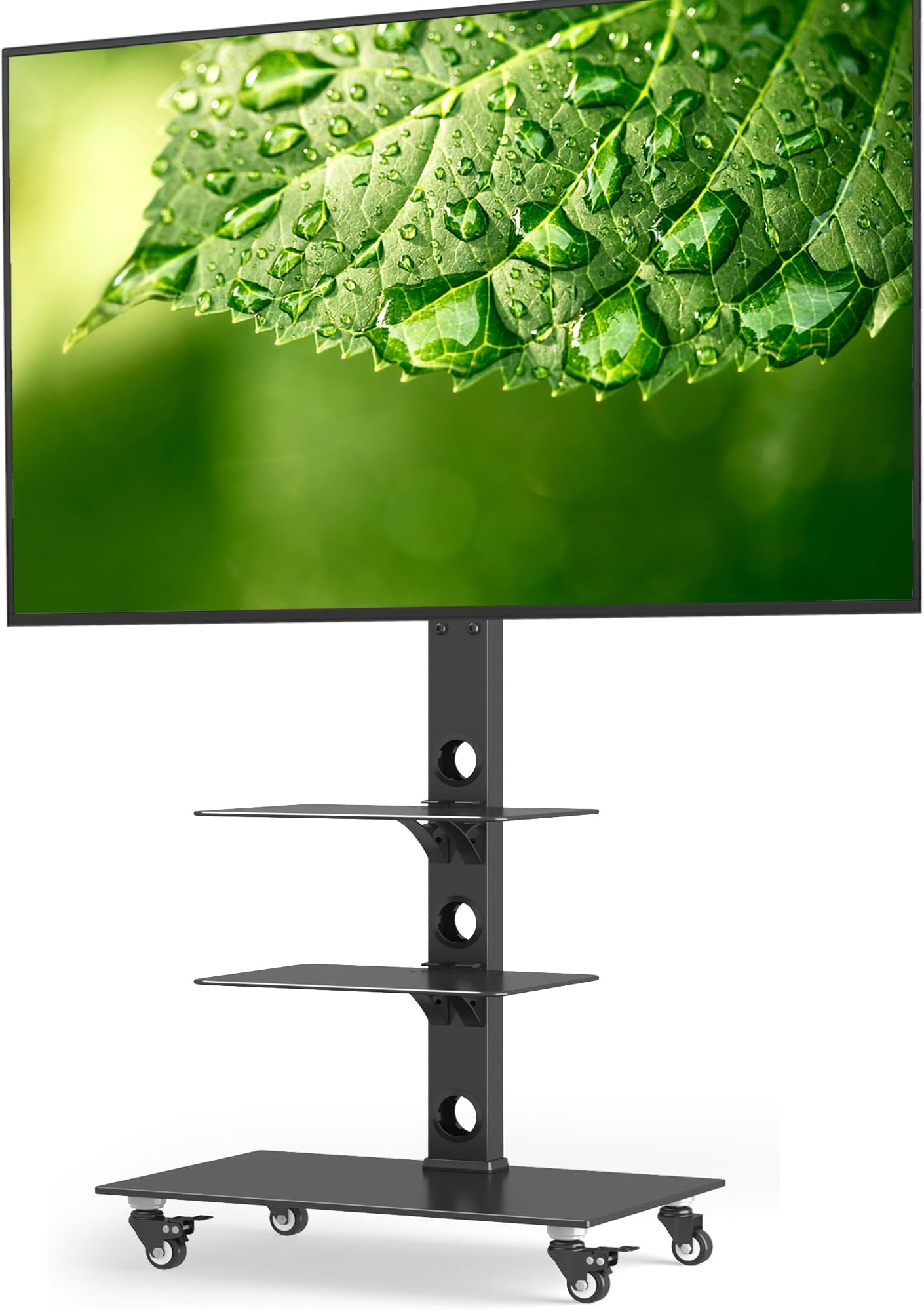 Erstaunlich Tv Rack Mit Rollen Bilder