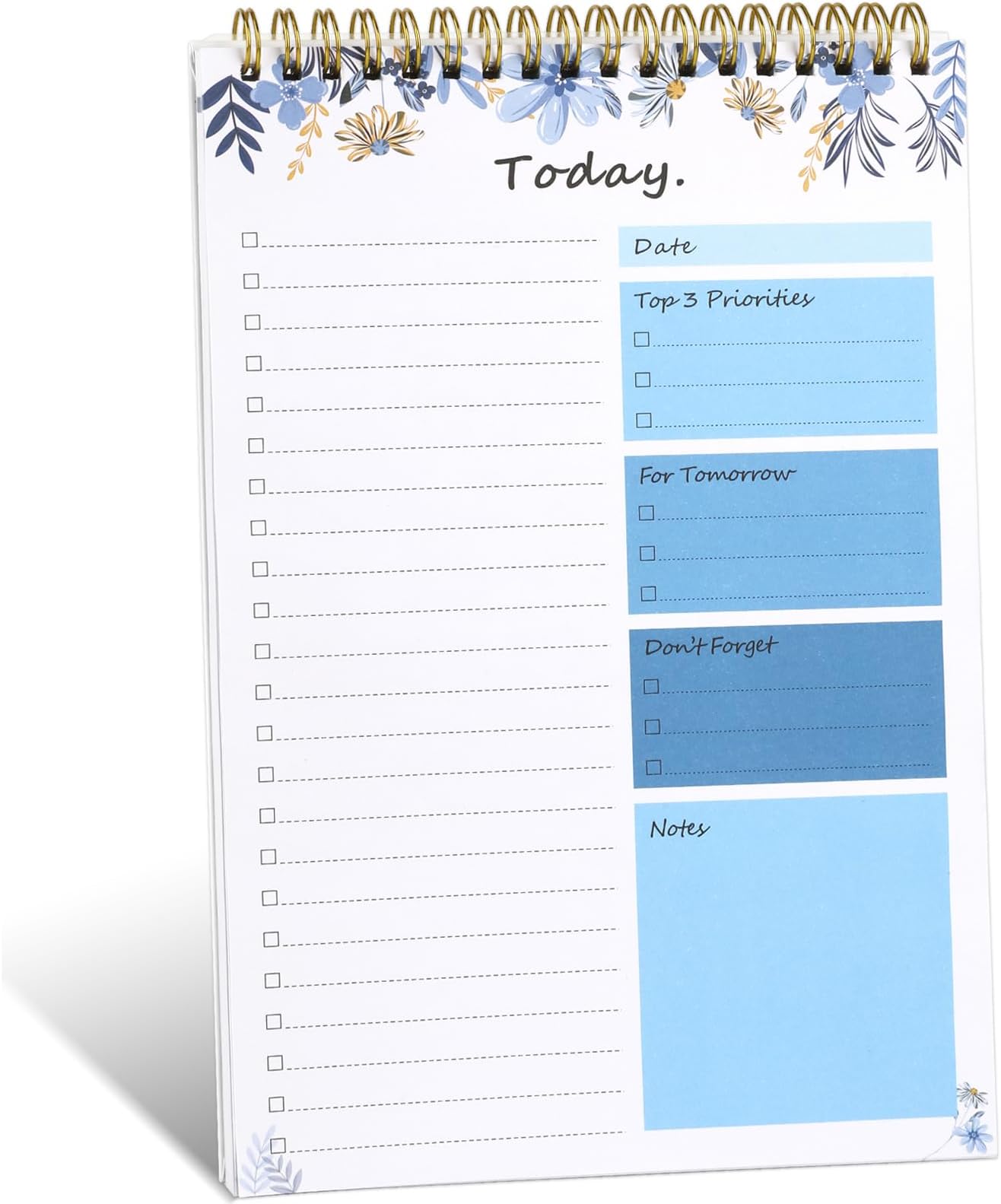 Amazon.com : Vibrant Focus To Do List notepad - To Do List Notebook for ...