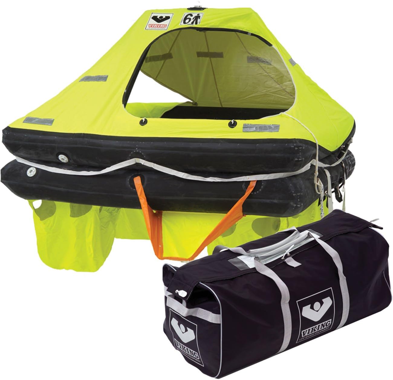 Amazon.com: Viking Life-Saving Equipment Coastal Liferaft 6 Person ...