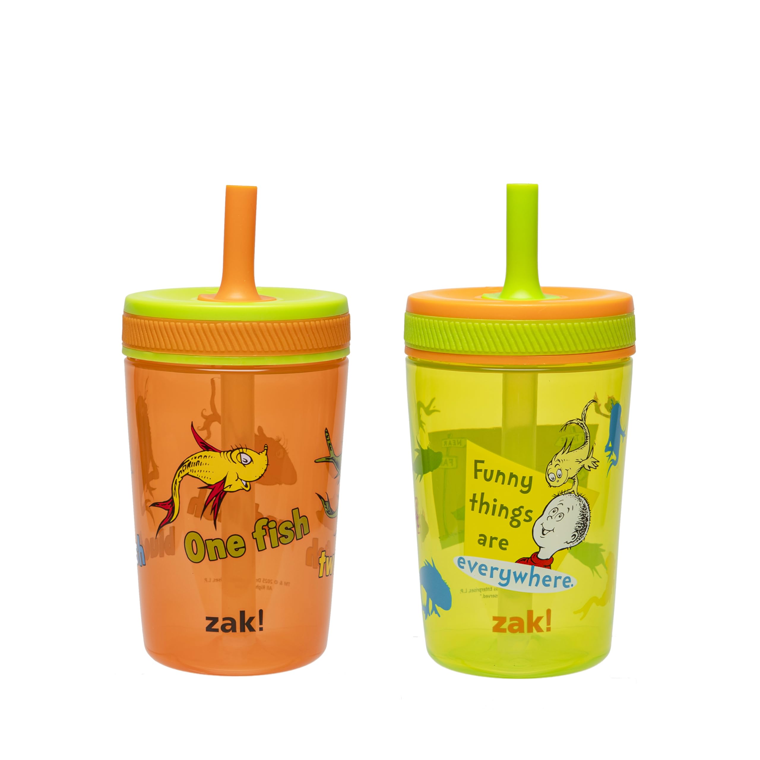 Amazon.com: Zak Designs Dr. Seuss Kelso Toddler Cups For Travel or At ...