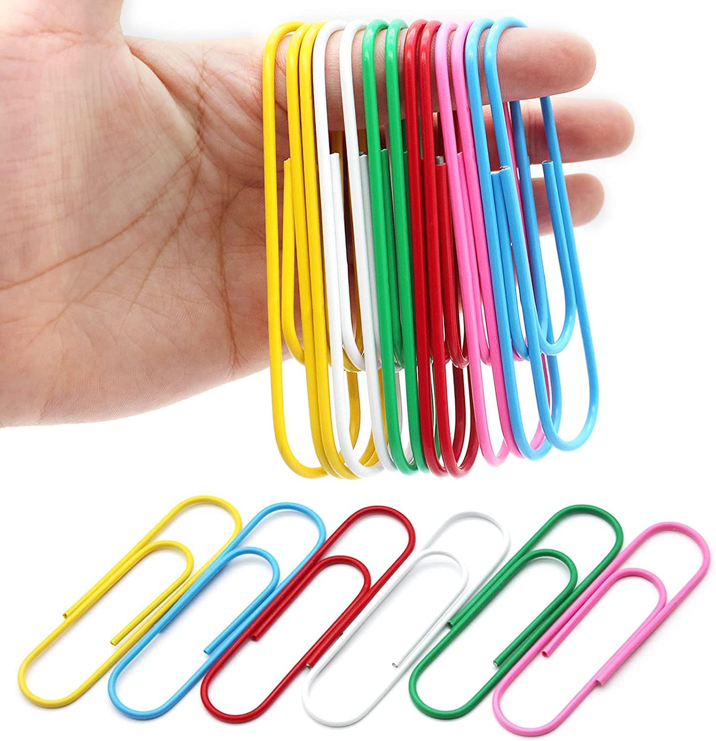 Premify 30Pcs Large Paper Clips Sturdy, 4”/ 100mm Jumbo Paper Clips ...