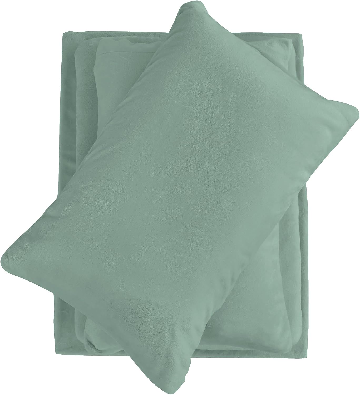Softan Micro Fleece Bed Sheet Set, Queen 4-Piece Polar Fleece Sheet Set ...