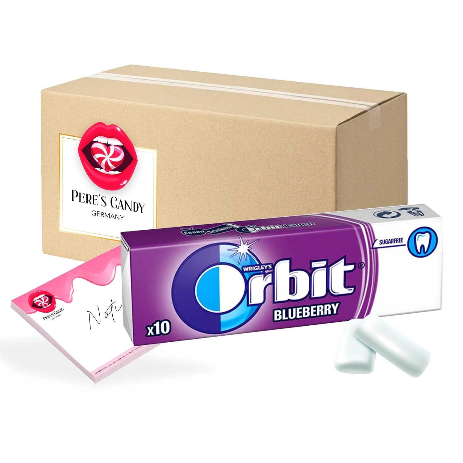 23,84€ inkl. USt (56,79€/kg) Orbit BLUEBERRY Kaugummi 420g - Zuckerfrei ...