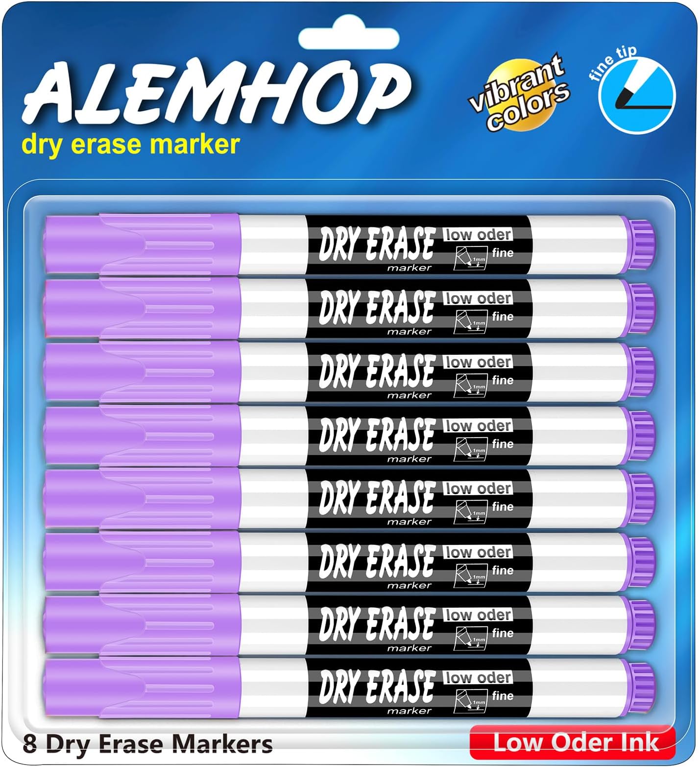 Amazon.com : EXPO® Low-Odor Dry-Erase Markers, Chisel Point, Purple ...