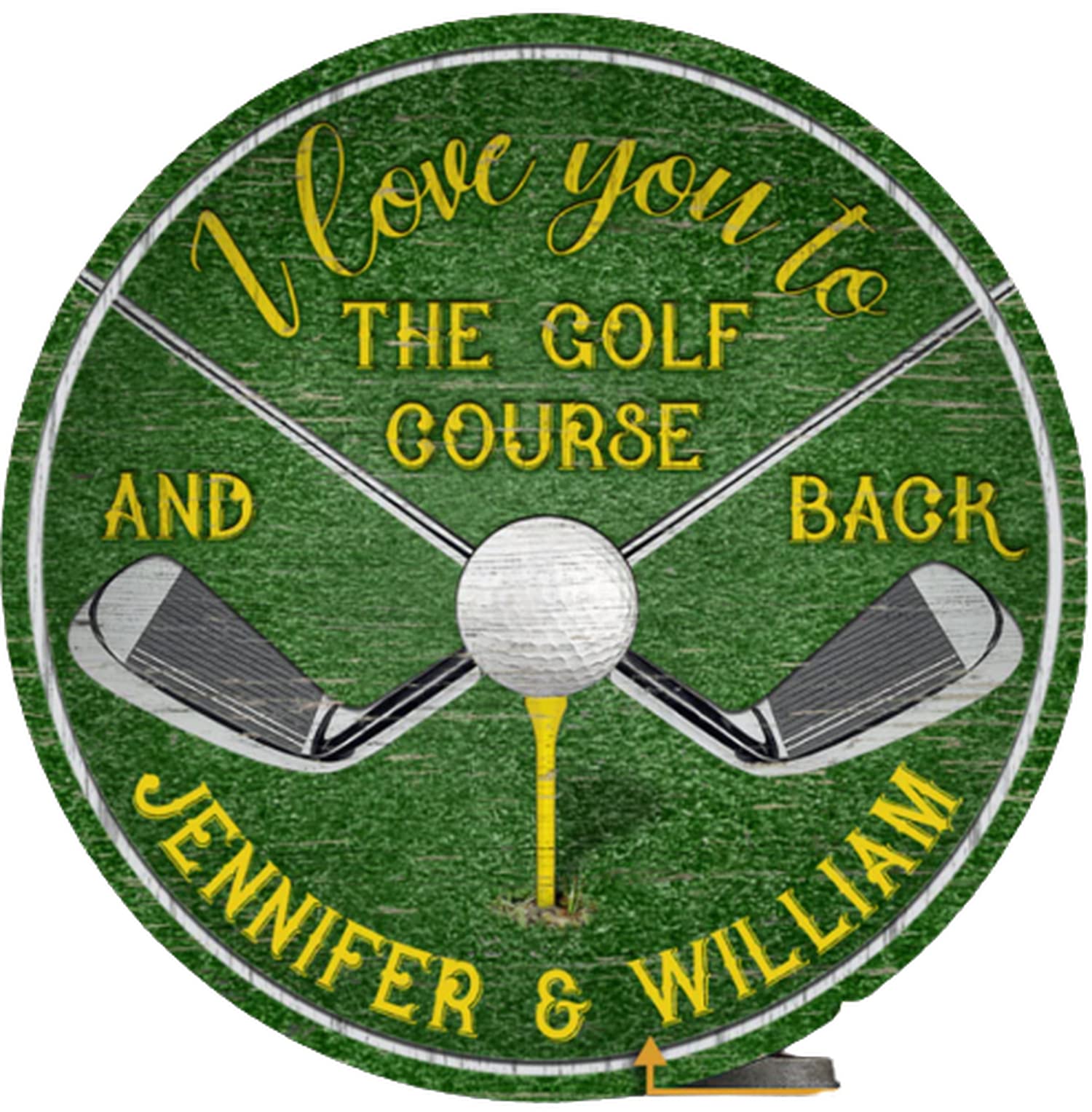 Golf Course Wood Signs