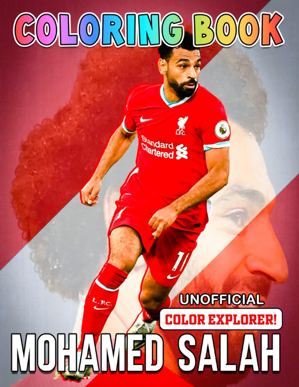 Color Explorer Mohamed Salah Coloring Book One Of The Best | Desertcart ...
