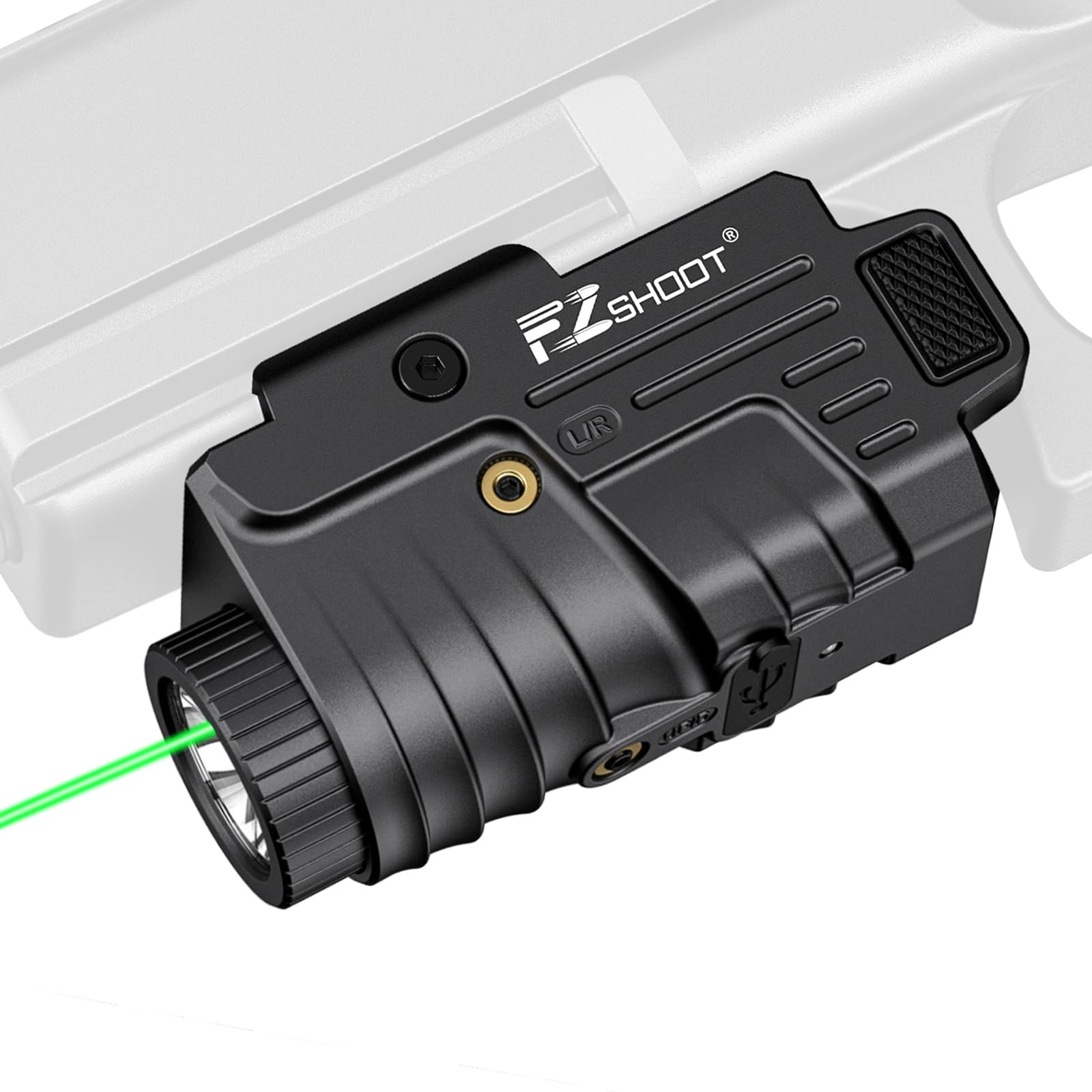 Amazon.com: EZshoot 800 Lumens Pistol Light Laser Combo Rechargeable ...