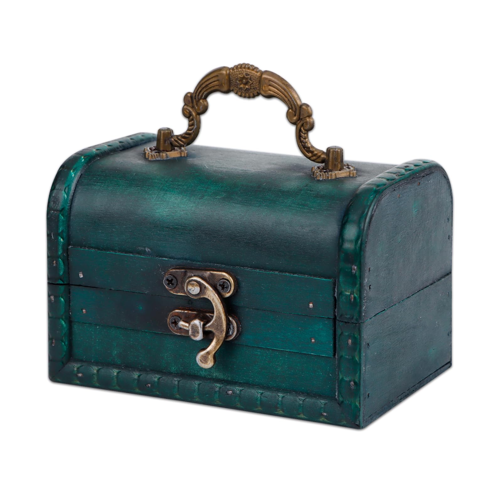 Amazon.com: WaaHome Small Treasure Box for Kids Prizes 4.6'' Wood ...