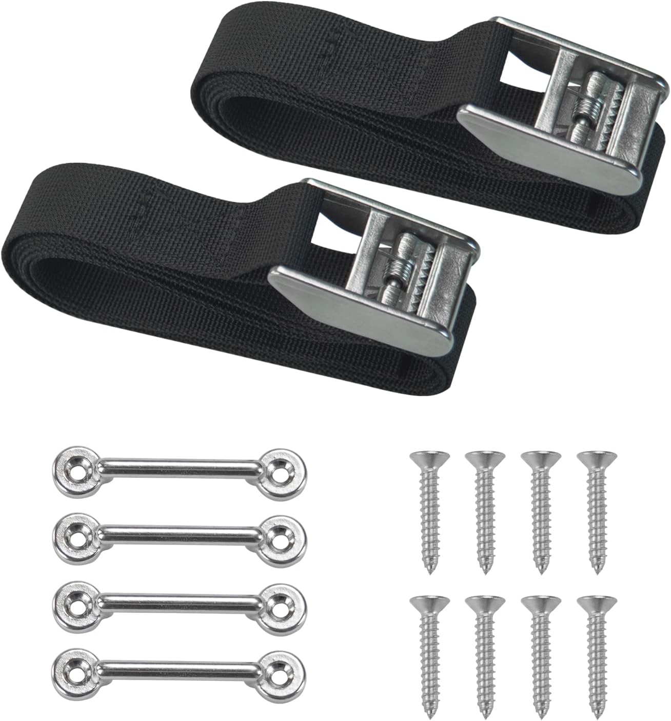 Amazon.com: UCEDER 56" Battery Tie Down Strap Kit Battery Hold Down ...